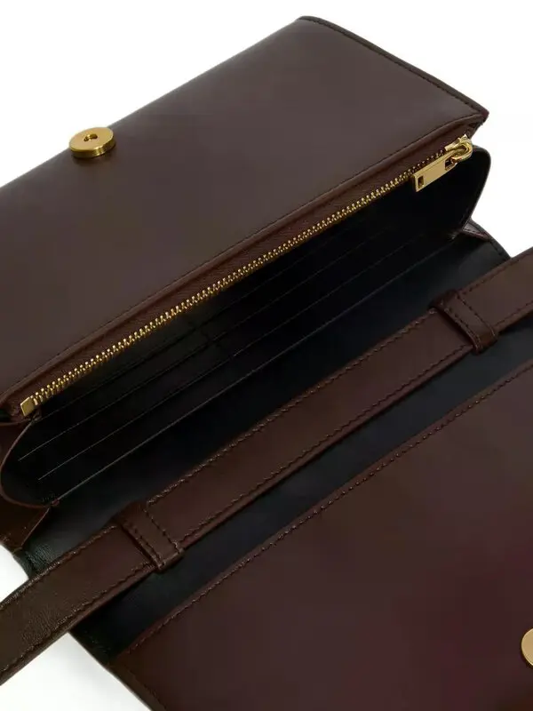 JIL SANDER All Day Leather Crossbody Bag - Brown
