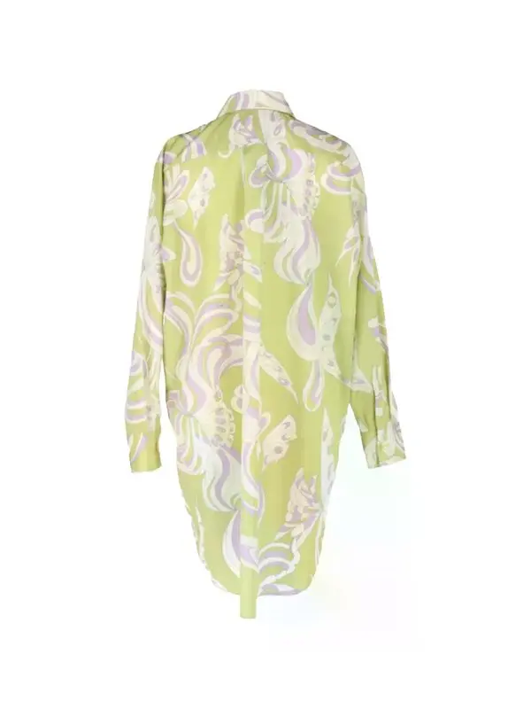 Emilio Pucci Farfalle Print Shirt - Green