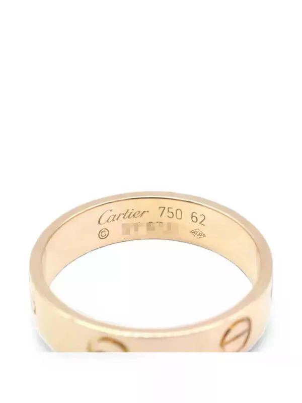 Cartier Love Engraved-details Ring