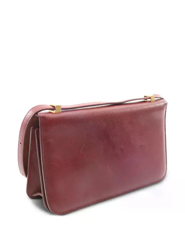 Bottega Veneta Front Flap Leather Shoulder Bag