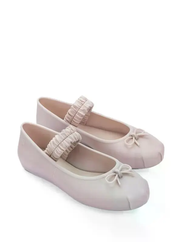 Melissa Sophie Scrunch Ballet Flats - Pink