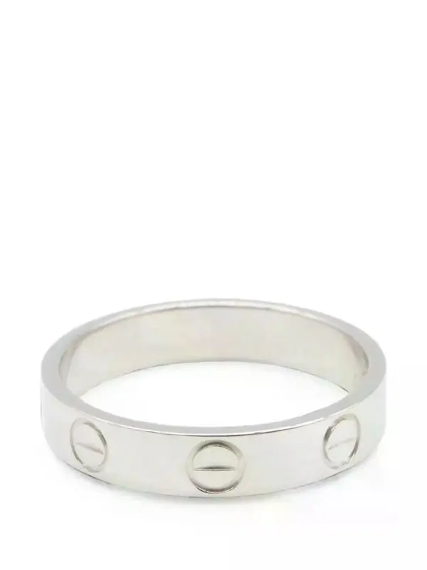 Cartier 18k White Gold Love Ring