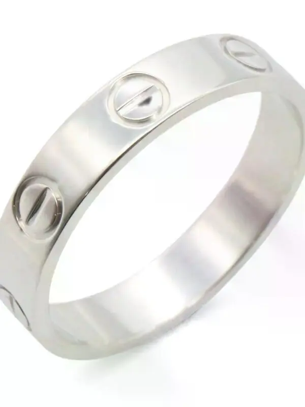 Cartier 18k White Gold Love Ring