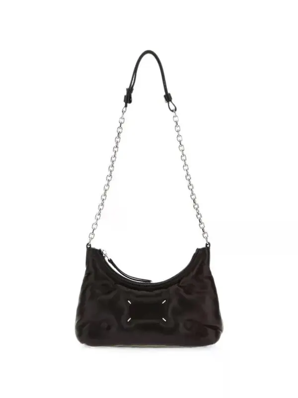 MAISON MARGIELA Micro Glam Slam Padded Leather Shoulder Bag - Black
