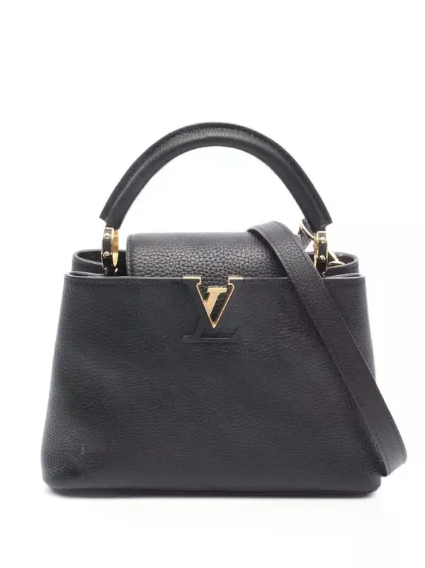 LOUIS VUITTON Capucines Bb Handbag - Black
