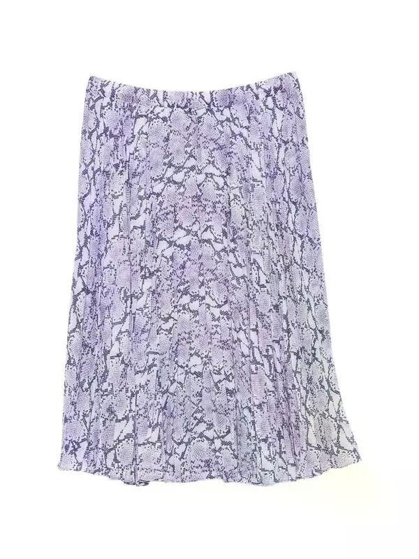 Michael Kors Snake-print Midi Skirt