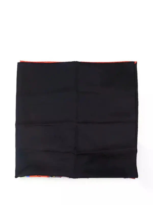 Hermès Horse-print Silk Scarf
