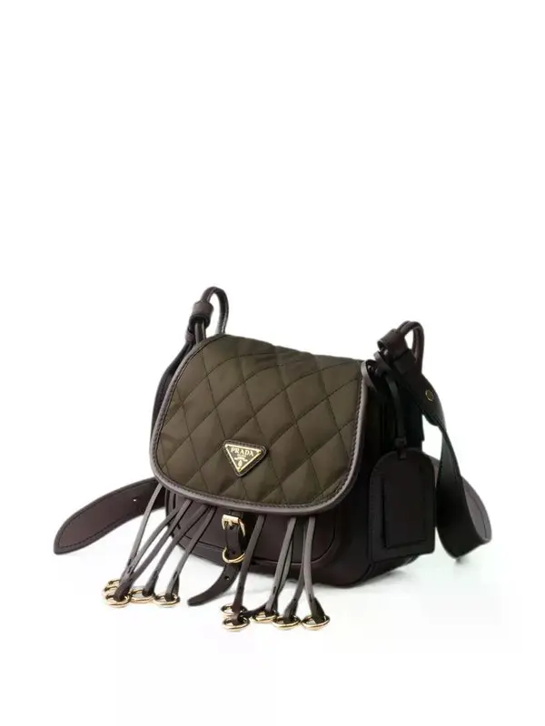 Prada Corsaire Re-nylon And Leather Mini Shoulder Bag