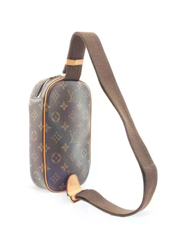 LOUIS VUITTON Monogram Pochette Ganju Belt Bag - Brown