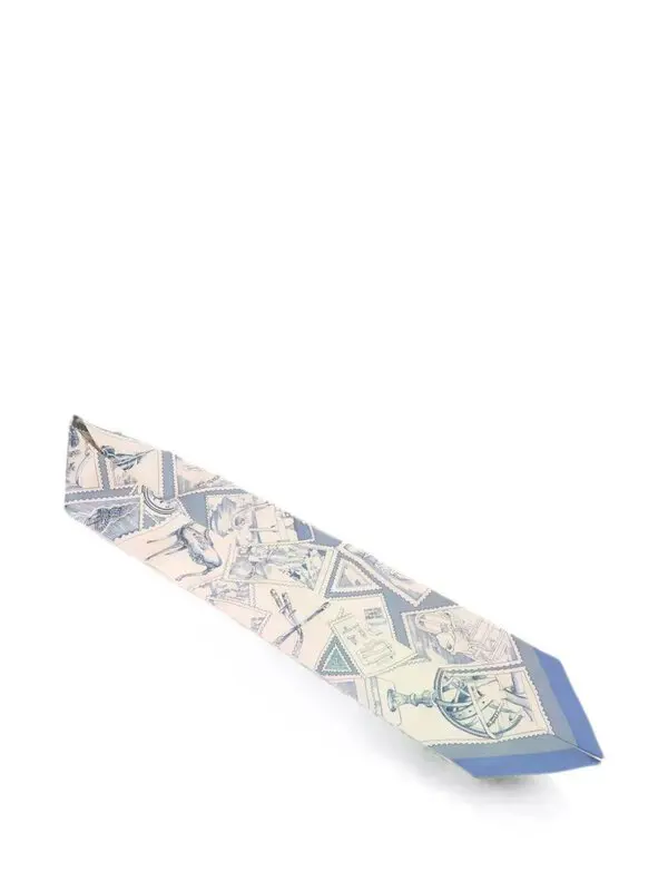 Hermès Stamp-print Scarf