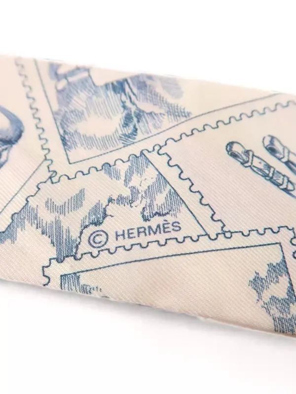 Hermès Stamp-print Scarf
