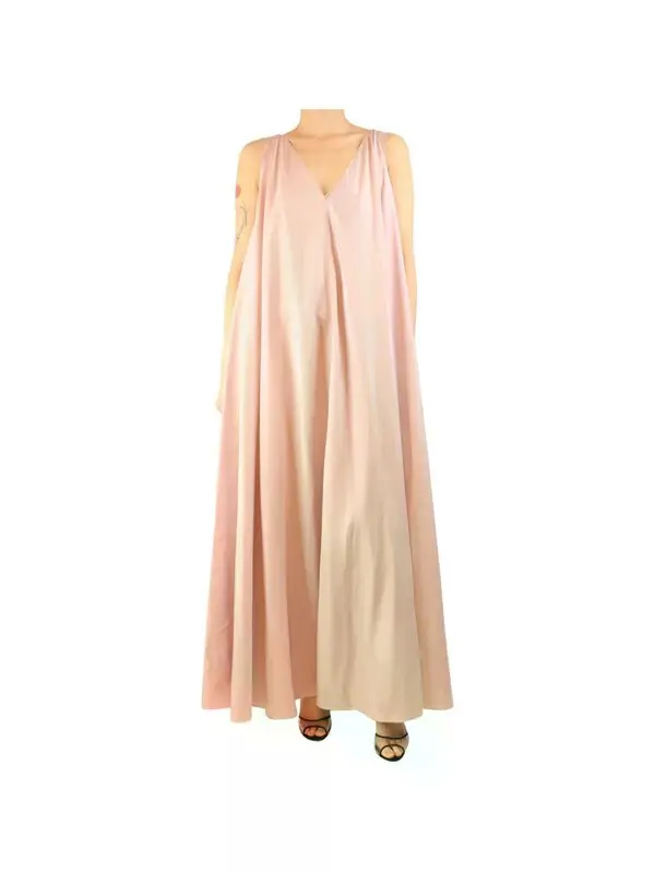 THE ROW Sleeveless Belted Maxi Dress