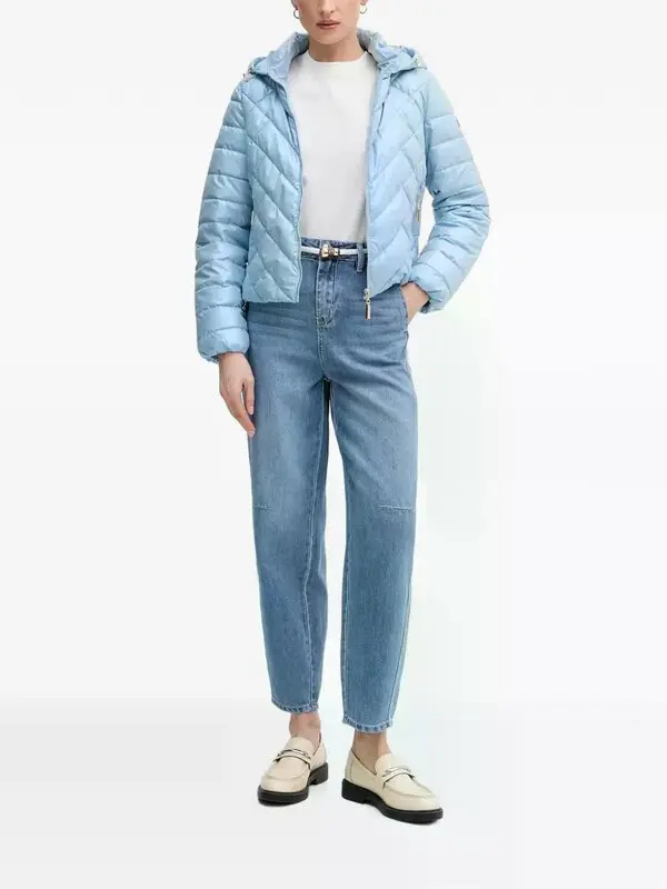 GAUDI Quilted Hooded Jacket With Drawstring