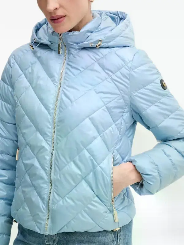 GAUDI Quilted Hooded Jacket With Drawstring