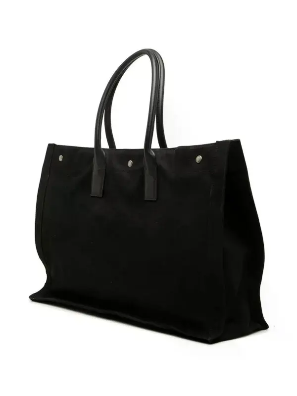 Saint Laurent 2020 Large Canvas Rive Gauche Tote Bag