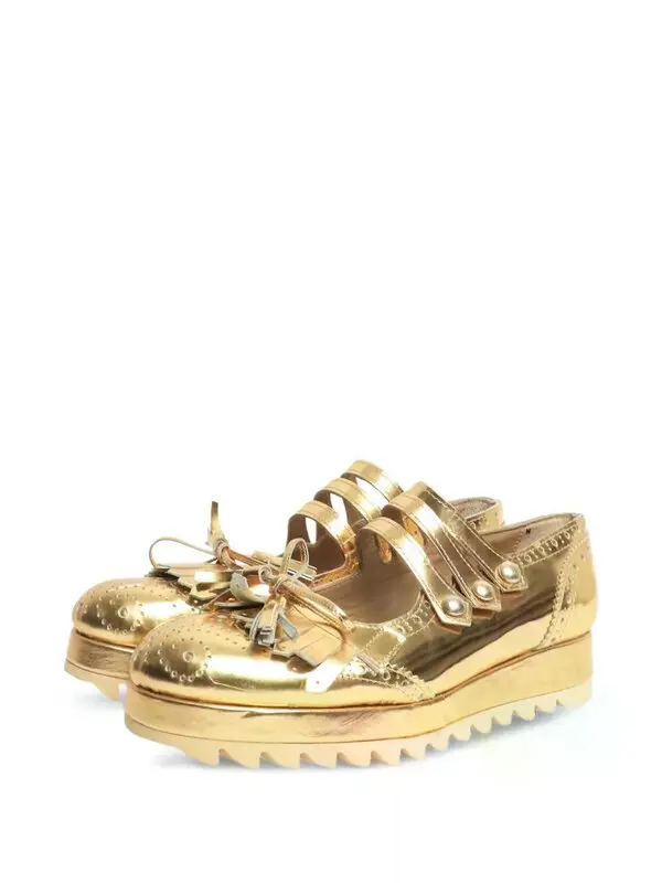 COMME DES GARÇONS TAO Fringed Platform Shoes