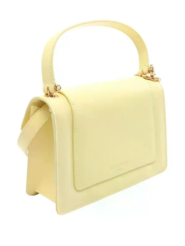 BVLGARI 2010-2026 Alexander Wang Leather Serpenti Belt Bag Satchel - Yellow