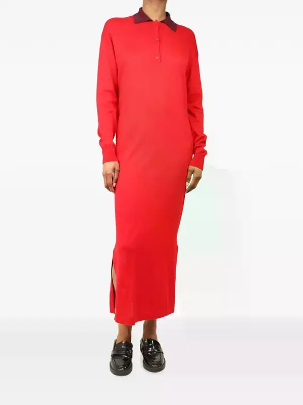 Loewe Knit Polo Midi Dress