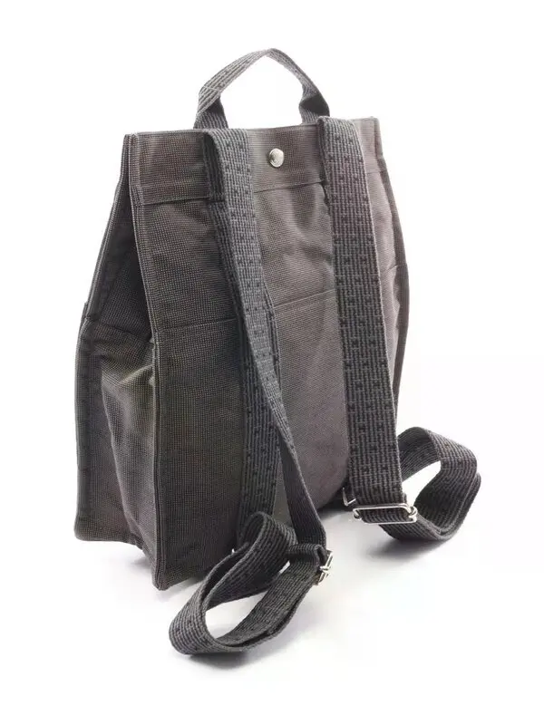 Hermès Herline Mm Canvas Backpack