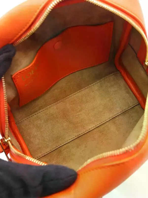 Loewe Calfskin Amazona 16 Square Bag Satchel - Orange