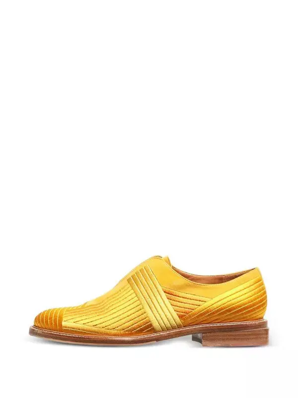 Clergerie Embroidered Slip-on Shoes - Yellow
