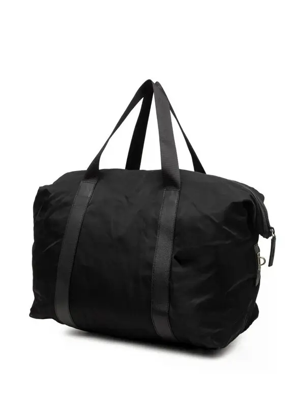 Prada Saffiano Trimmed Tessuto Travel Bag