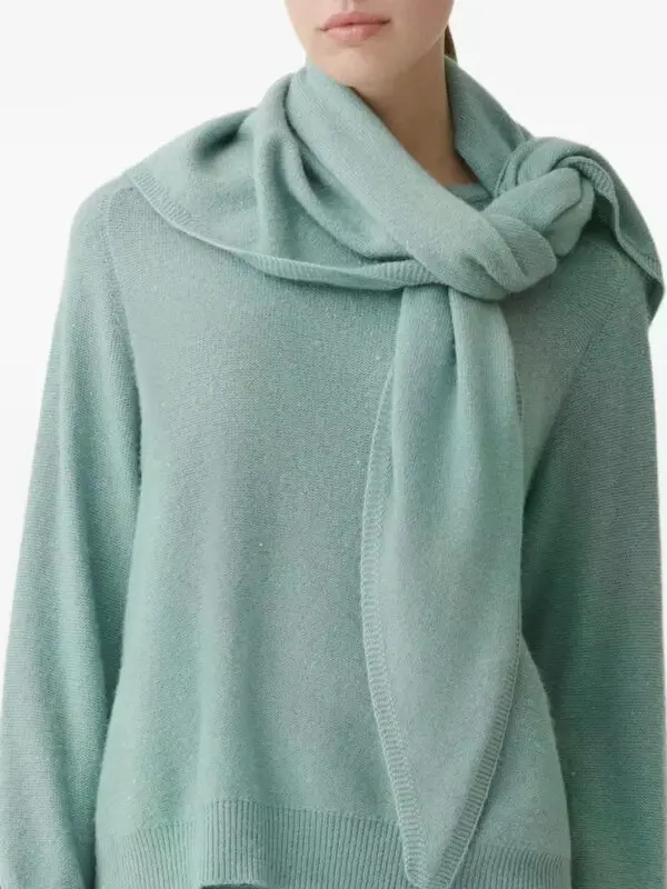 Fabiana Filippi Sequin-embellished Knitted Scarf
