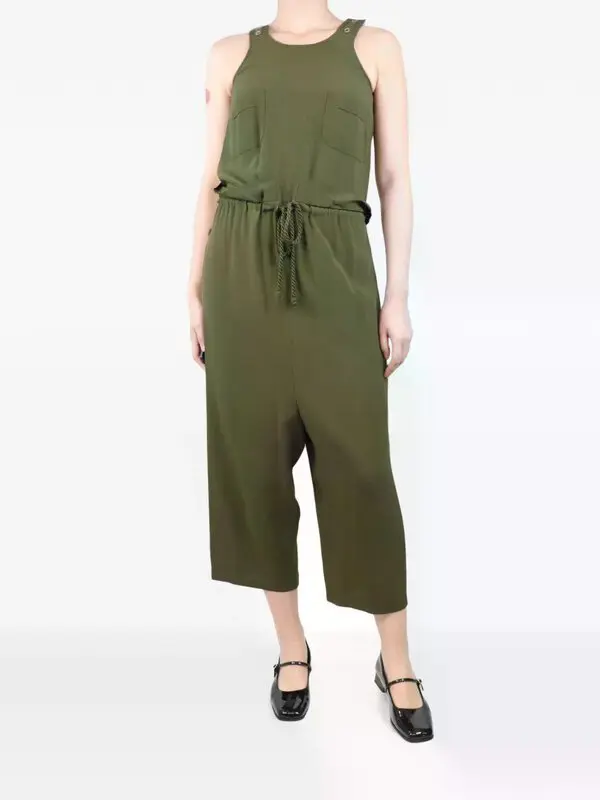 Missoni Sleeveless Drawstring Jumpsuit - Green