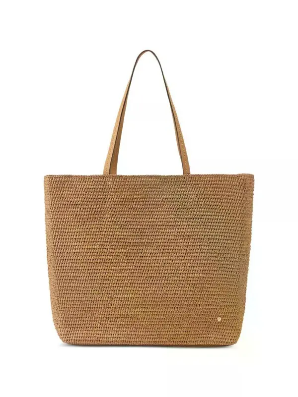 Helen Kaminski Woven Raffia Tote Bag - Neutrals