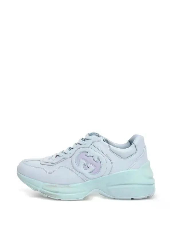 Gucci Rhyton Leather Sneakers
