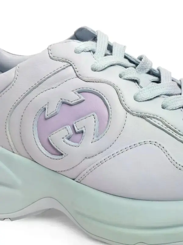 Gucci Rhyton Leather Sneakers