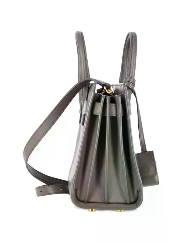 Saint Laurent Nano Sac De Jour Tote Bag - Grey