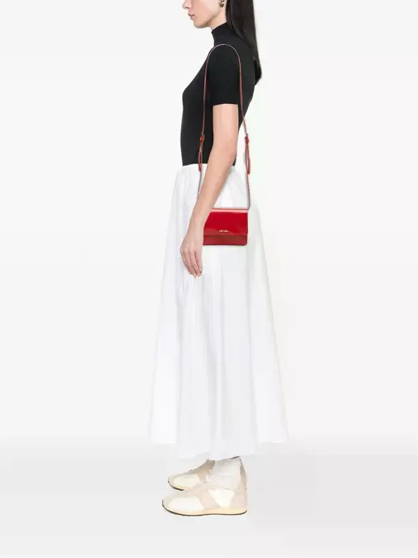 Prada 2010-2026 Saffiano Vernice Crossbody Bag