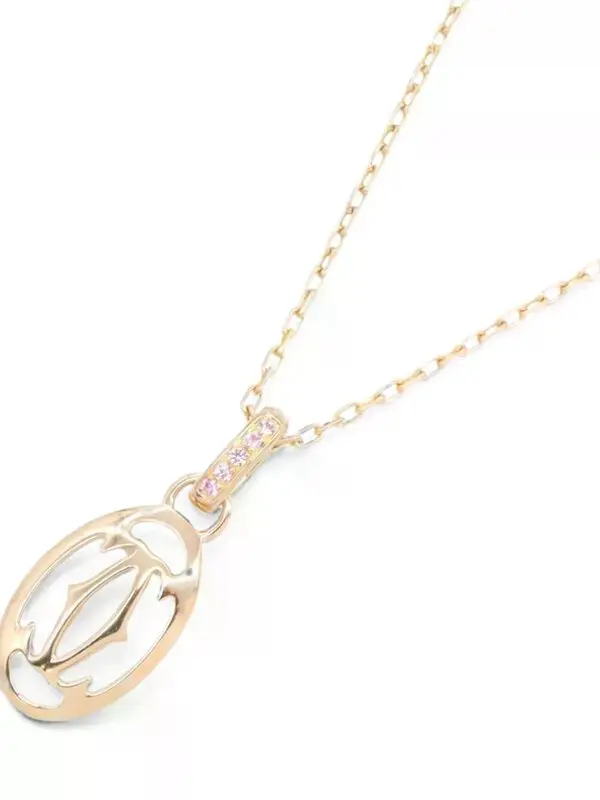 Cartier Double C Sapphire Link Necklace