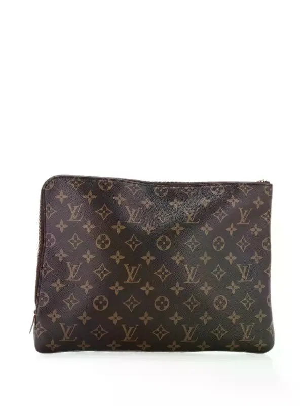 LOUIS VUITTON Etui Voyage Pouch Monogram Canvas Mm Clutch Bag