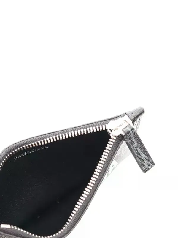 Balenciaga Bb Cash Monogram-pattern Wallet