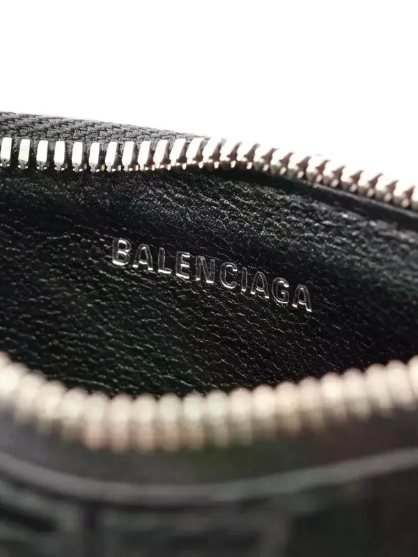 Balenciaga Bb Cash Monogram-pattern Wallet