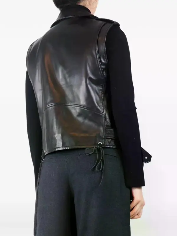 Saint Laurent Belted Biker Vest