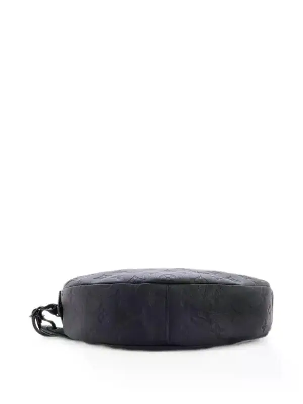 LOUIS VUITTON Hamac Pm Hobo Bag In Monogram Shadow Leather - Black
