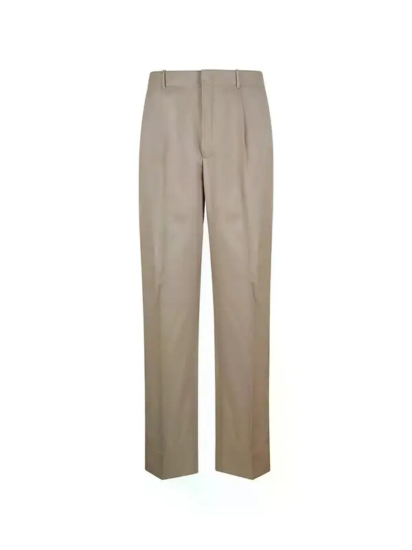 Incotex Pleated-waistband Straight-leg Trousers - Neutrals