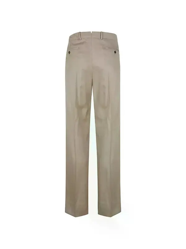 Incotex Pleated Waistband Straight-leg Trousers - Neutrals