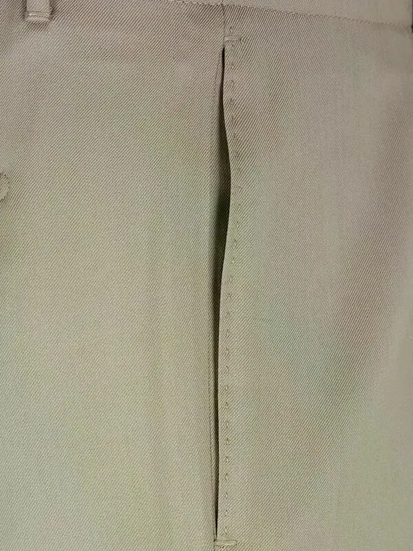 Incotex Pleated Waistband Straight-leg Trousers - Neutrals