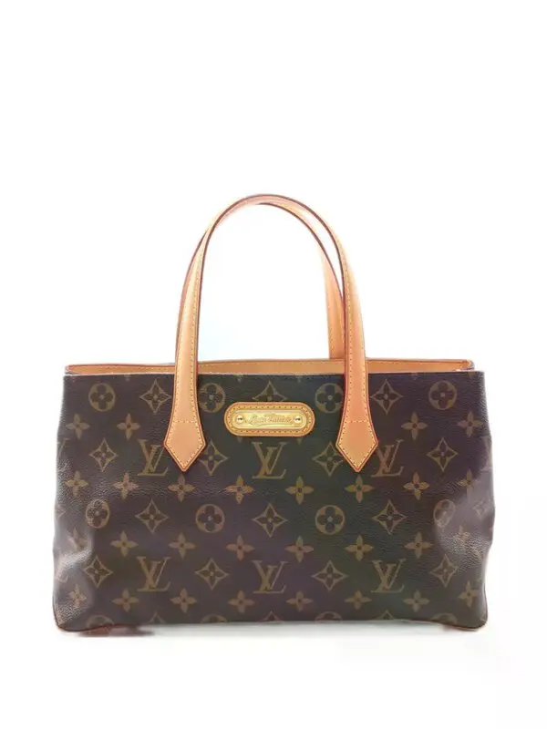 LOUIS VUITTON 2011 Pm Wilshire Monogram Tote Bag - Brown