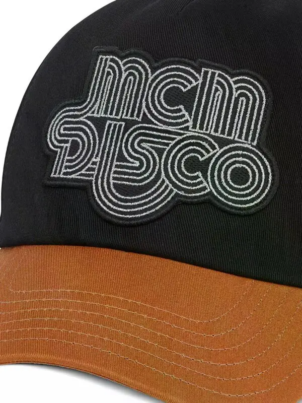 Mcm Disco Logo-embroidered Cap