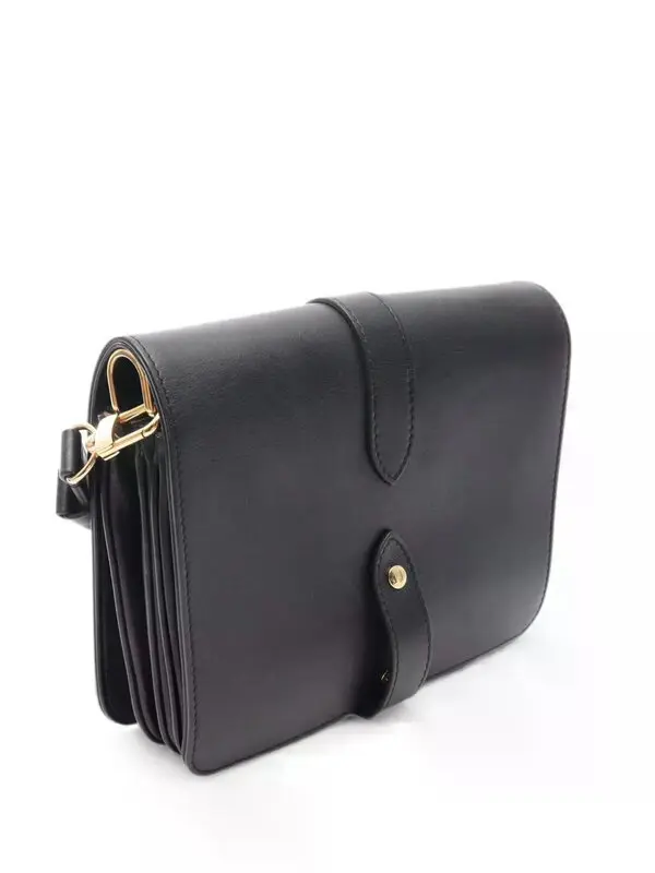 LOUIS VUITTON Monogram Flower Shoulder Bag - Black