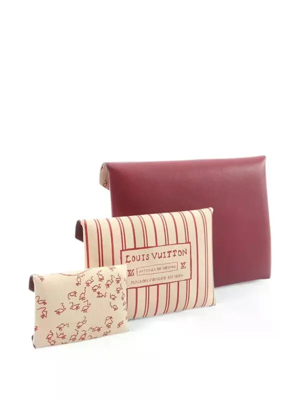 LOUIS VUITTON Grace Coddington Kirigami Clutch Bag - Red