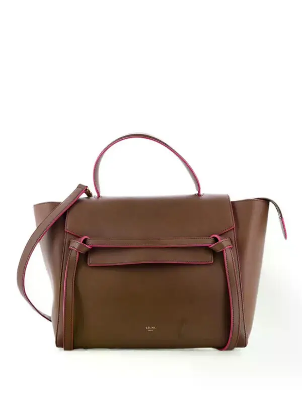 Celine Belt Bag Calfskin Mini Satchel - Brown