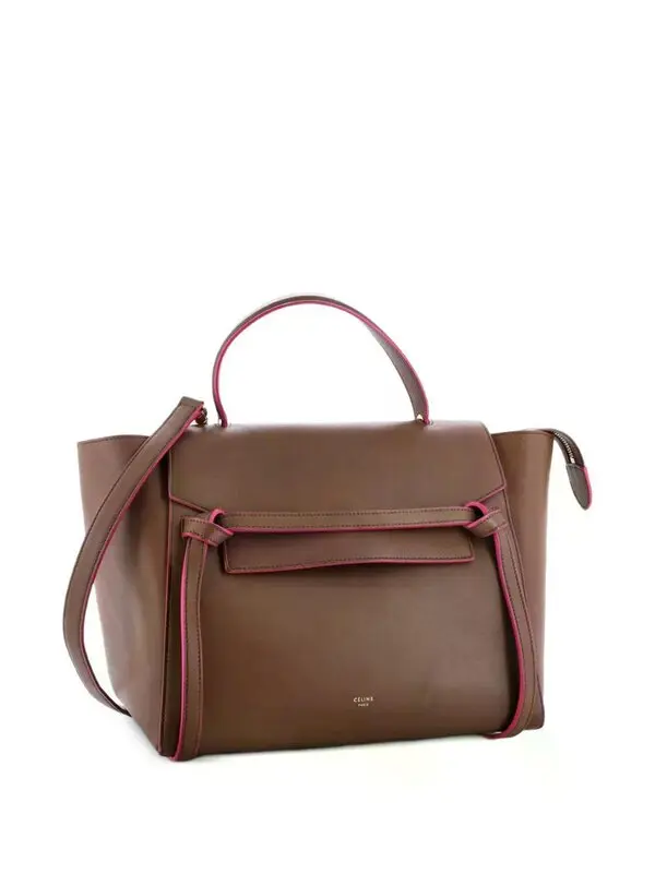 Celine Belt Bag Calfskin Mini Satchel - Brown