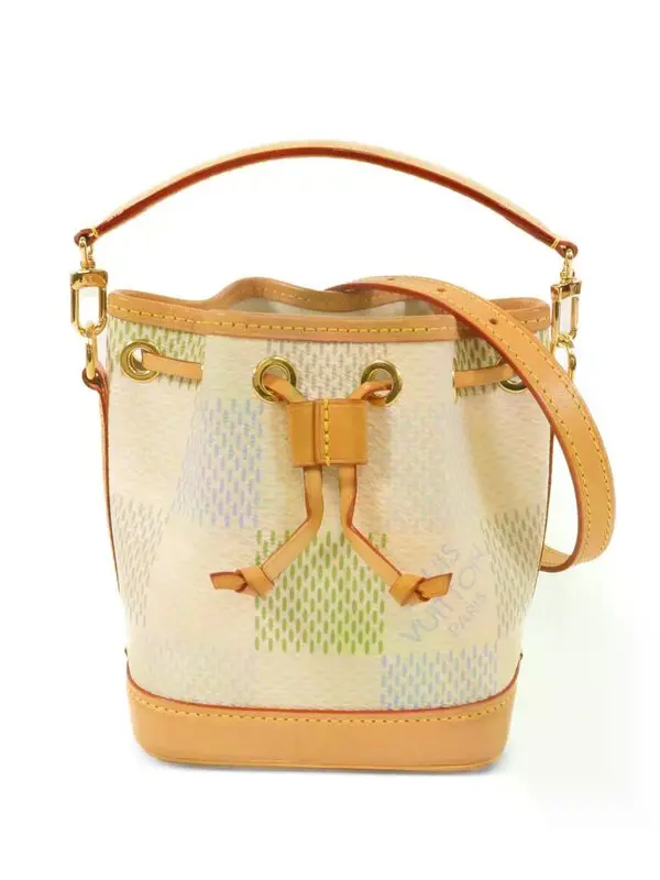 LOUIS VUITTON Damier Giant Nano Noe Handbag - Neutrals