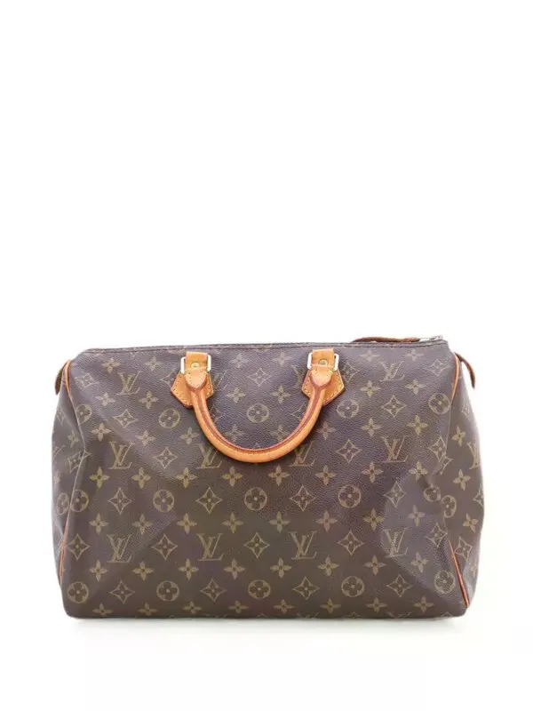 LOUIS VUITTON Speedy Handbag Monogram Canvas 35 Satchel
